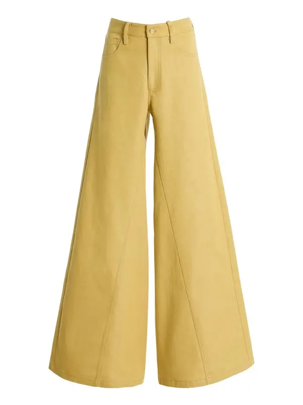 Alexis Dilo Wide-leg Pants - Yellow