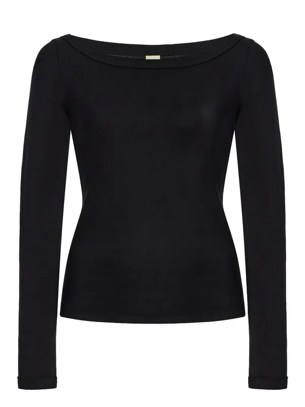 FLORE FLORE Steffi Organic Cotton T-shirt - Black