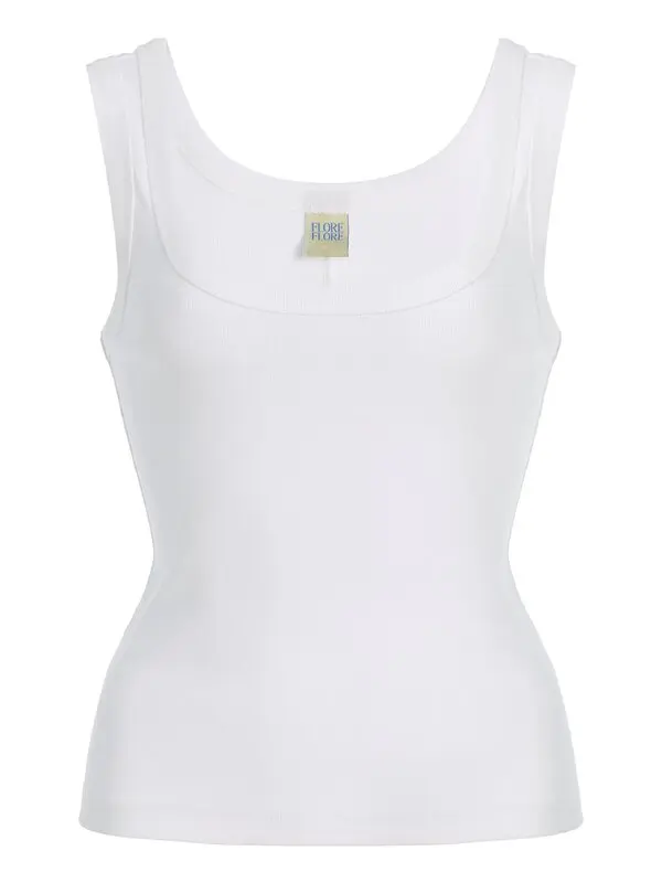 FLORE FLORE Hillie Tank Top - White