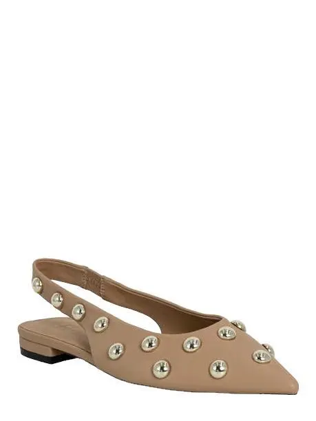 SHU SHOP Arizona Slingback Flat - Nude