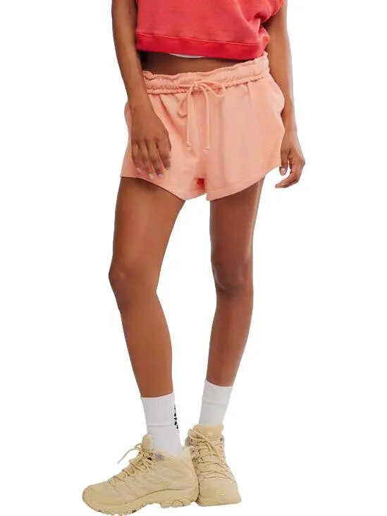 Free People High Rise Cotton Shorts - Fruit Punch