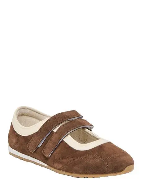 Dolce Vita Swan Mary Jane Sneakers - Dark Brown Suede
