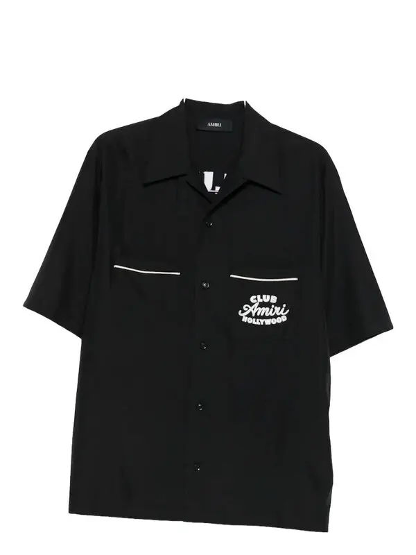 Amiri Club Camp Shirt - Black