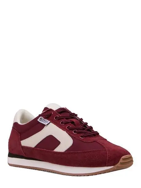 Blondo Emara Waterproof Sneaker - Burgundy Suede
