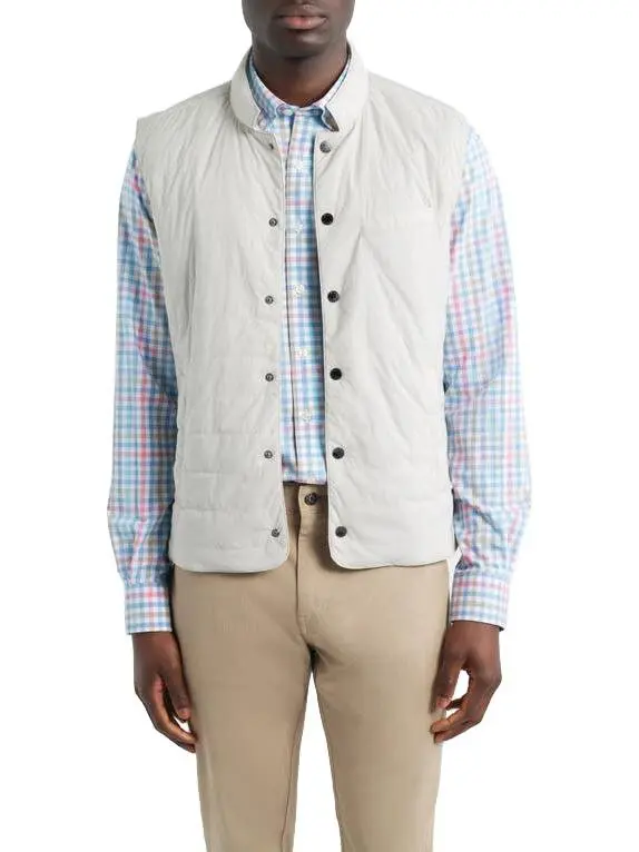 Johnnie-o Bauer Quilted Water-resistant Vest - Moonstruck