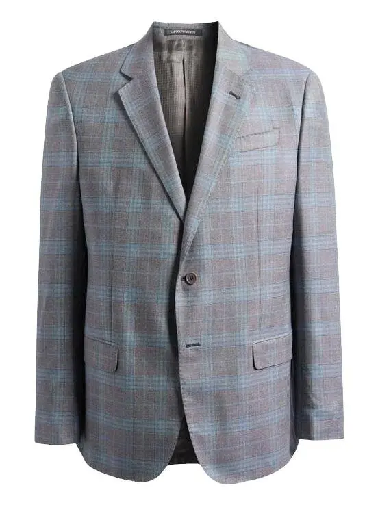 Emporio Armani Virgin Wool Sport Coat - Charcoal