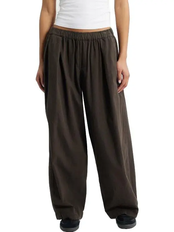 BDG URBAN OUTFITTERS Bobbi Oversized Wide Leg Pants - Brown