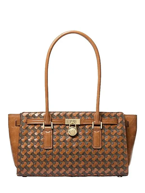 Michael Kors Hamilton Moderne Small East West Shoulder Tote - Brown/acorn