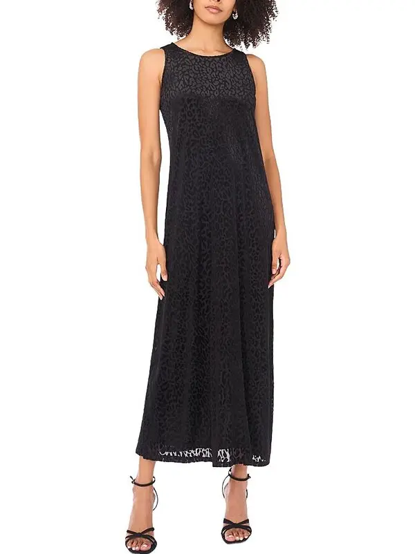 Vince Camuto A-line Maxi Dress - Rich Black