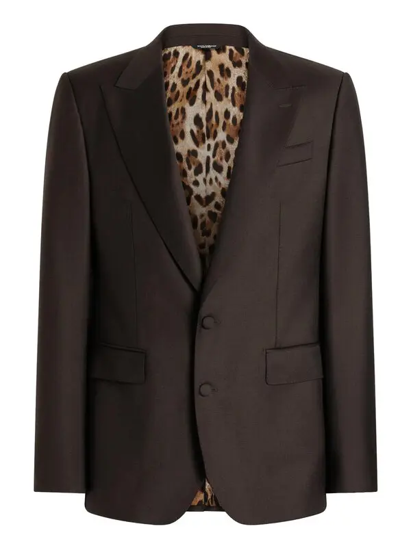 Dolce & Gabbana Single-breasted Sicilia Light Jacket - Brown