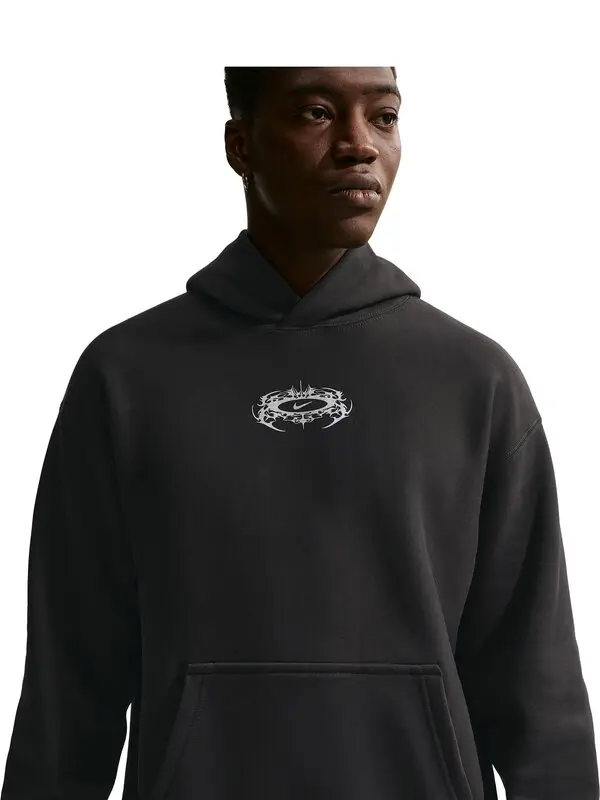 Nike Solo Swoosh Pullover Hoodie - Black