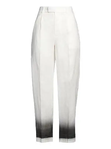 Liviana Conti Tapered Tie-dyed Linen Pants - White