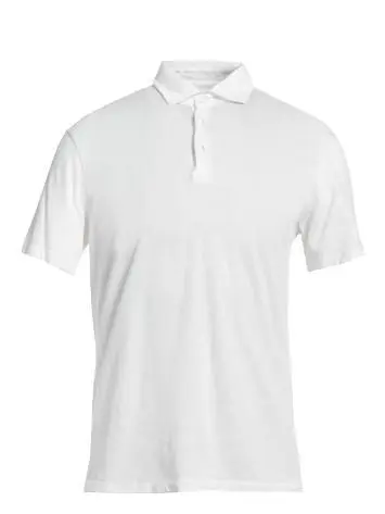 LUIGI BORRELLI NAPOLI Polo Shirt Size Cotton - White