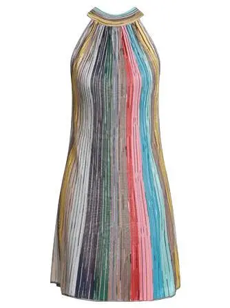 Missoni Mini Striped Dress - Beige