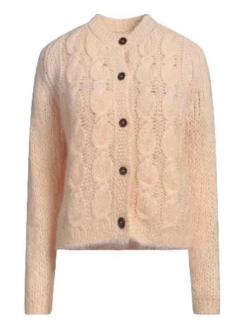 MAISON MARGIELA Cable-knit Cardigan - Light Pink