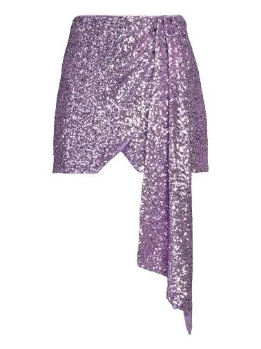 Pinko Mini Sequined Skirt - Purple