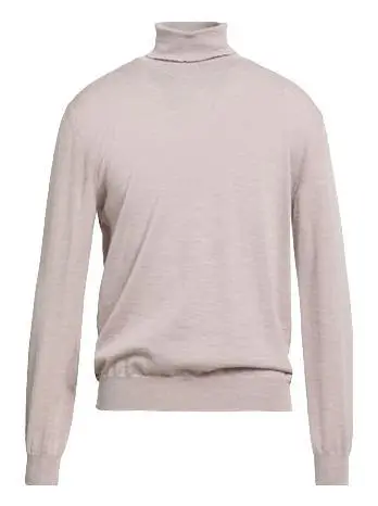 RICHARD OWE'N Turtleneck Virgin Wool Top - Grey