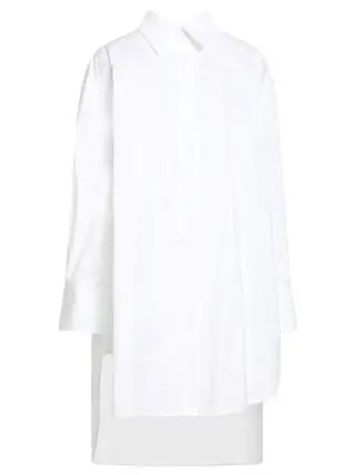 JIL SANDER Cotton Midi Shirt Dress - White