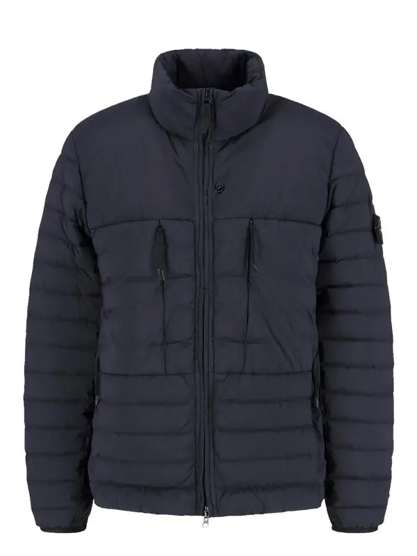 Stone Island Seamless Tunnel Nylon Down-tc Jacket - Black