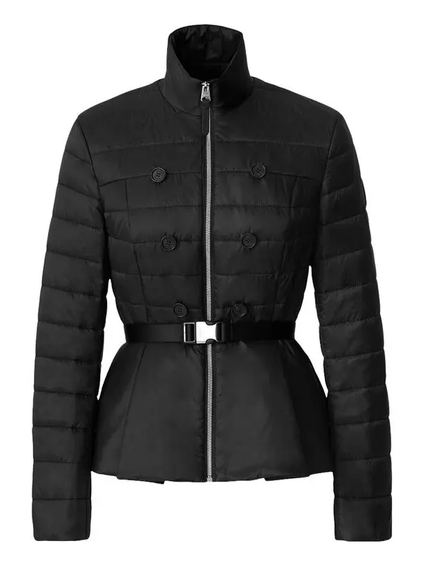 Mackage Serafina Quilted Belted Jacket - Black