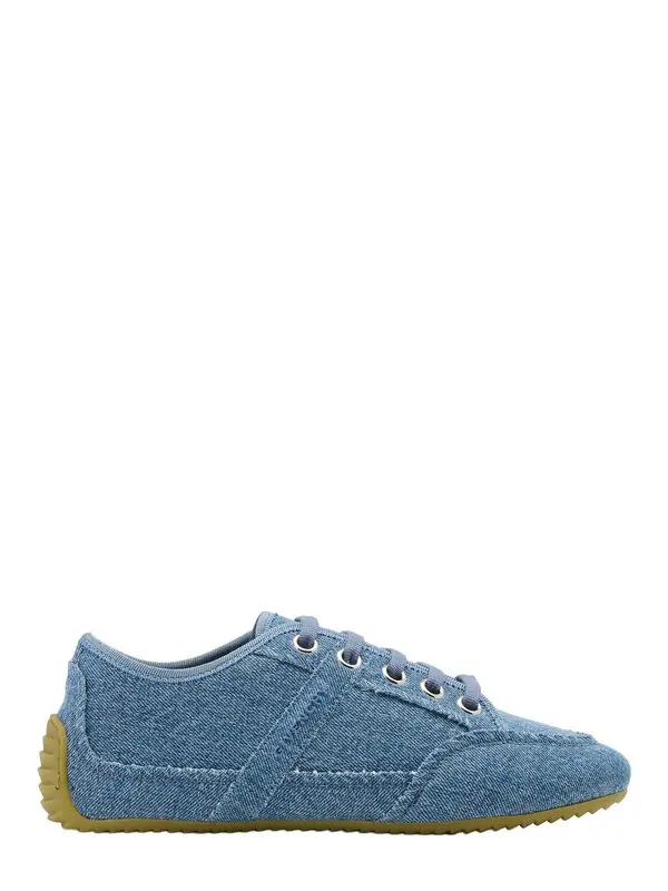 Givenchy Slim Denim Sneakers - Blue