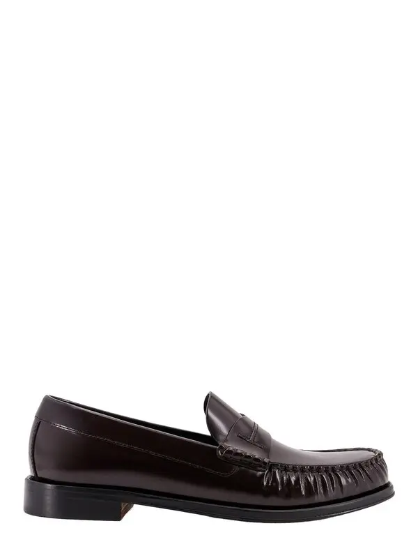 TOM FORD Leather Loafer - Brown