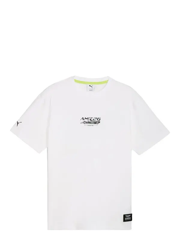 PUMA Amf1 Cotton Graphic T-shirt - Puma White