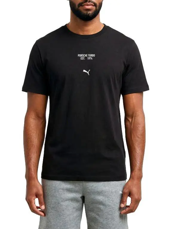 PUMA Porsche Race Americana Cotton Graphic T-shirt - Puma Black