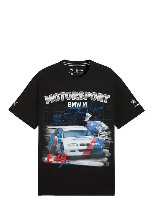 PUMA Bmw M Motorsport Cotton Graphic T-shirt - Puma Black