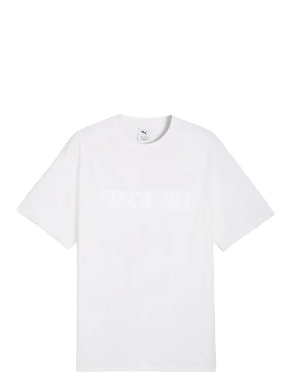PUMA Porsche Legacy Lifestyle Cotton Graphic T-shirt - Puma White