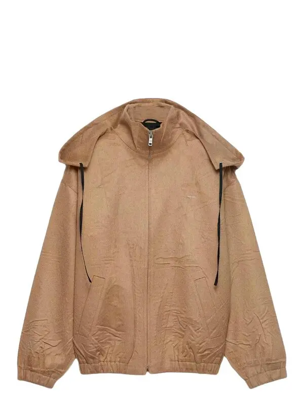 Prada Hooded Jacket - Brown