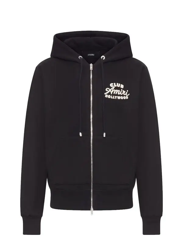 Amiri Club Zip Hoodie - Black