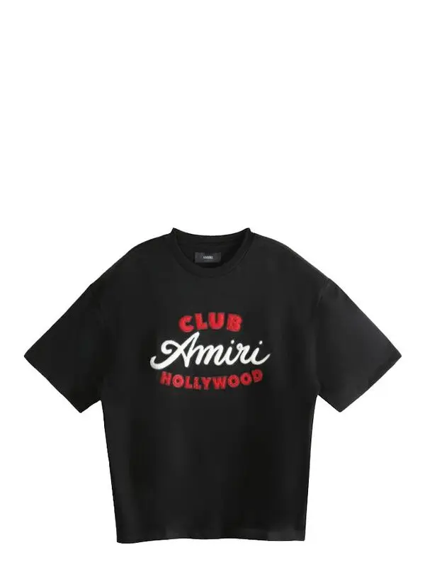 Amiri Club Oversized T-shirt - Black