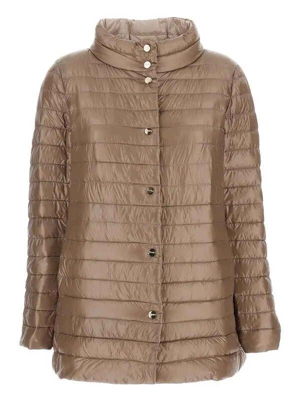 Herno A-shape Padded Jacket - Grey
