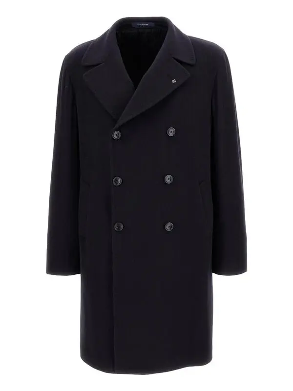 Tagliatore Bruce Long Unlined Coat - Blue