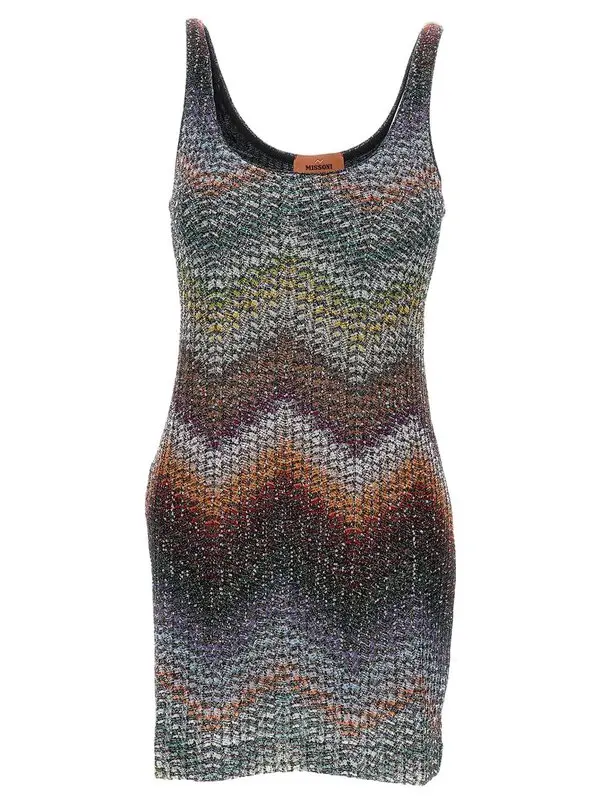 Missoni Sleeveless Mini Dress - Multicolor