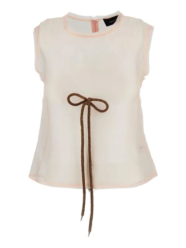 Simone Rocha Sheer Top - Rose