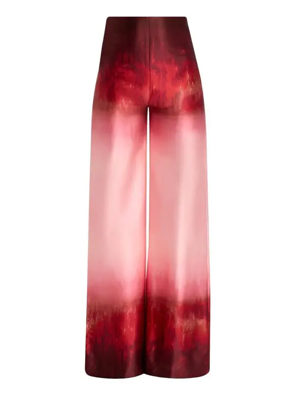Silvia Tcherassi Andie Degrade Wide-leg Pants - Red