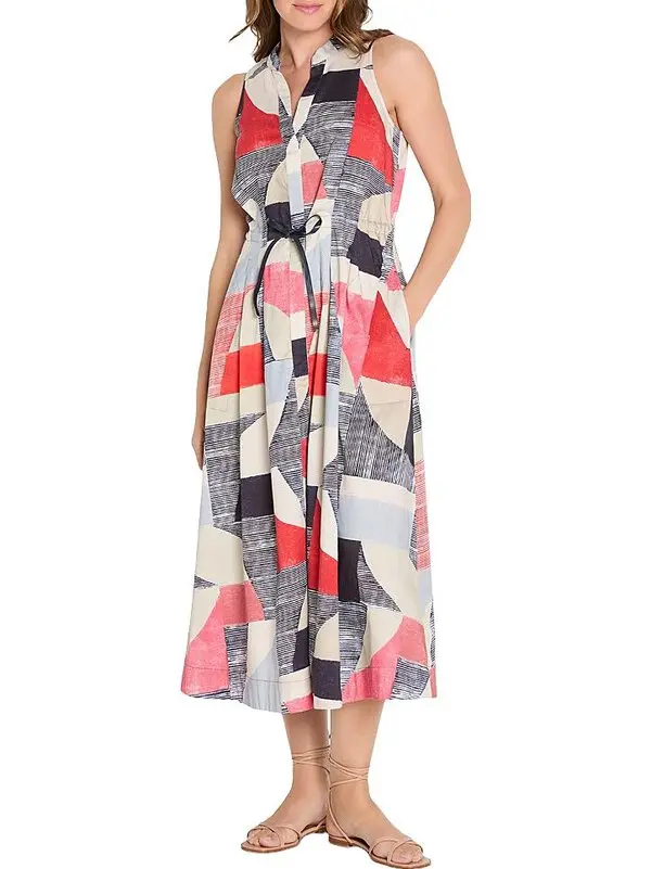 NIC+ZOE Set Sail Sonny Dress - Red Multi