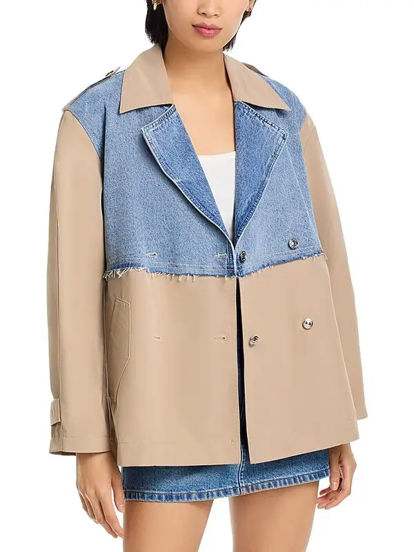 Steve Madden Shyla Coat - Denim Multi
