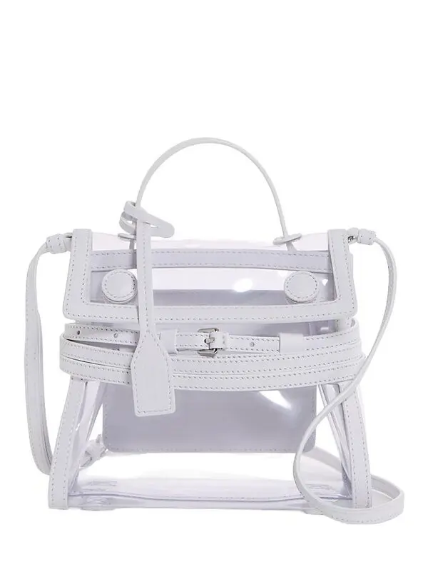 Moschino Tie Me Small Bag - White