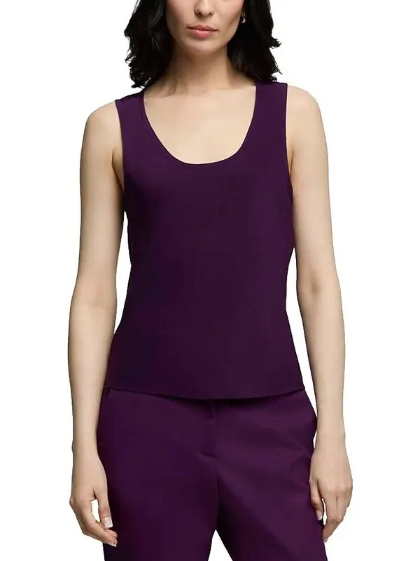 ARGENT Silk Tank Top - Grape