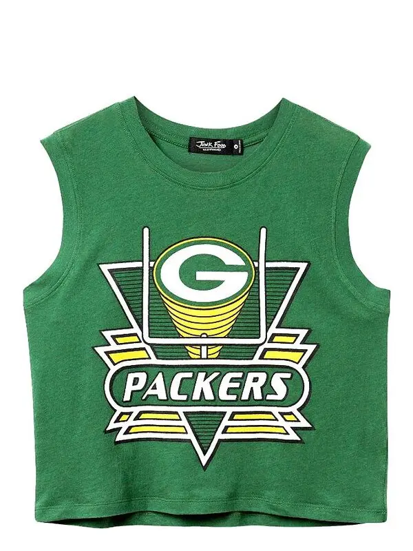 Junk Food Clothing Nfl Green Bay Packers Field Goal Tank - Hunter