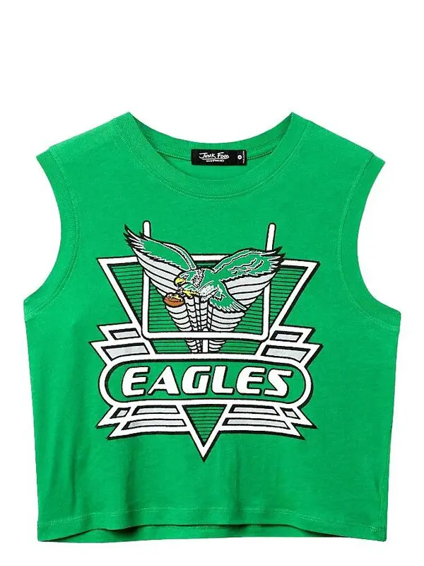 Junk Food Clothing Nfl Philadelphia Eagles Field Goal Tank - Kelly