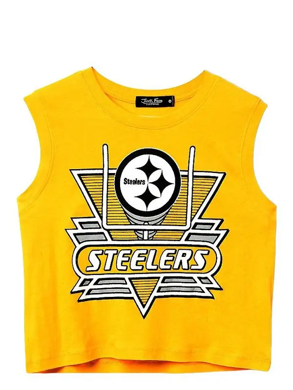 Junk Food Clothing Nfl Pittsburgh Steelers Field Goal Tank - Mustard