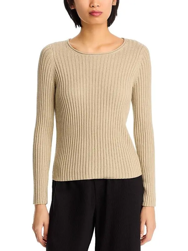 Eileen Fisher Jewel Neck Sweater - Parus