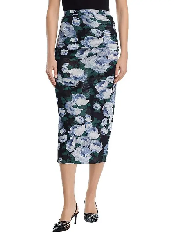 Stella McCartney Floral Print Mesh Skirt - Multi