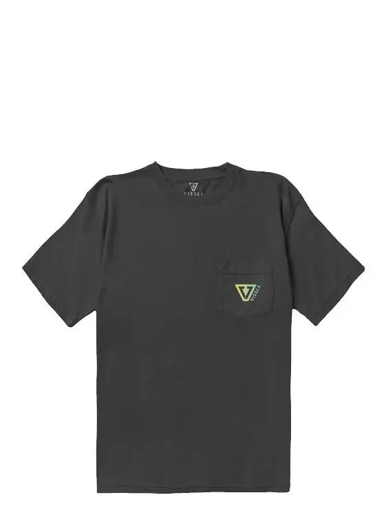 VISSLA Established Premium Organic Pocket T-shirt - Phantom 2