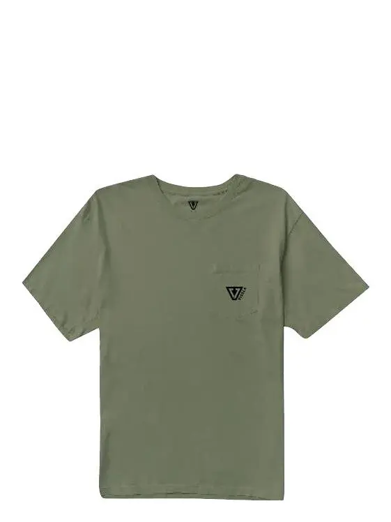 VISSLA Established Premium Organic Pocket T-shirt - Surplus