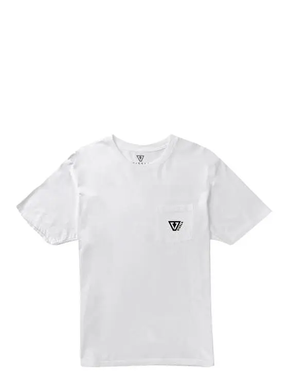 VISSLA Established Premium Organic Pocket T-shirt - White
